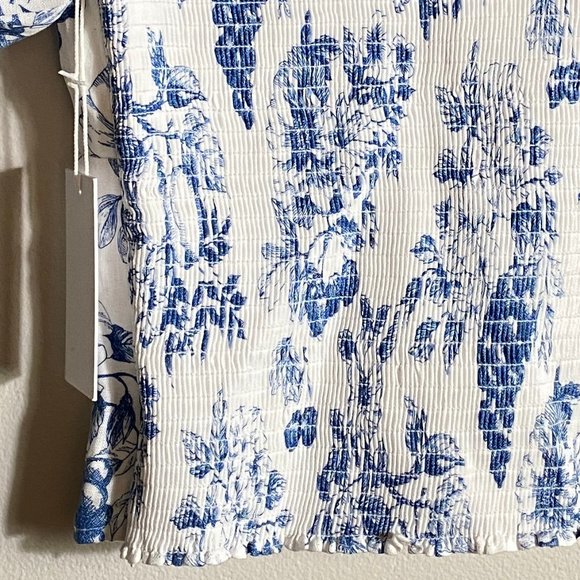 Reformation | Tops | Reformation Rome Linen Top In Corsica | Poshmark